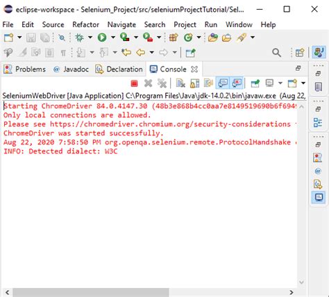 Selenium Chromedriver Java Application Is Not Terminated Even After