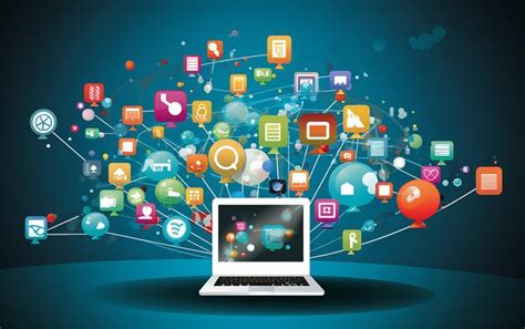 Premium Photo Internet Communication Vector Free Illustrations For Digital Connectivity