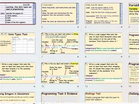 Programming Python Lessons Ocr Gcse Computer Science Whole Term Of
