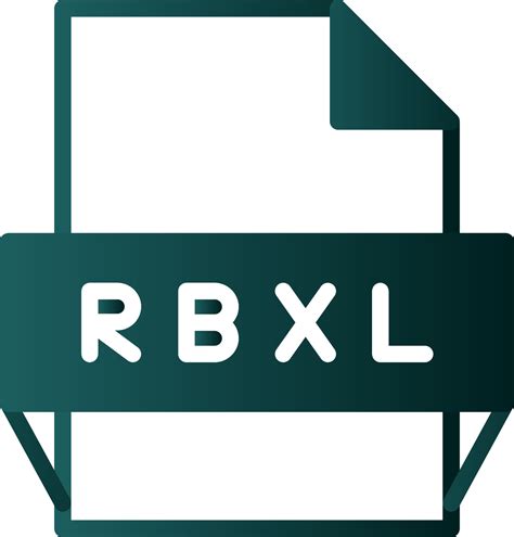 Rbxl File Format Icon 15575251 Vector Art At Vecteezy