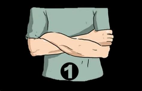 평소 일상생활에서 무의식적으로 하는 팔짱 끼는 자세 통해 알아보는 당신의 숨겨진 성향