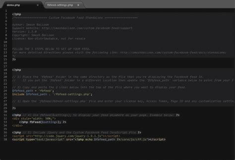 Custom Facebook Feed Php Standalone Setup And Configuration Smash Balloon