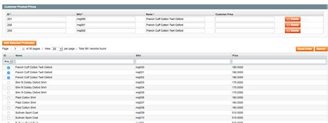 Magento Price Per Customer Extension User Guide