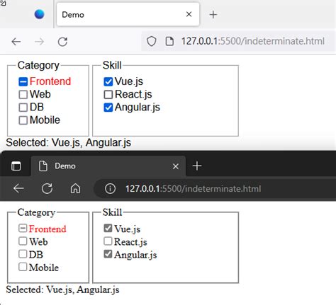 CSS 練習 Checkbox 呈現部分選取狀態 黑暗執行緒