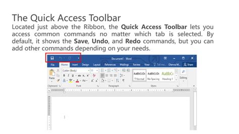 Ms Word Interface Pptx