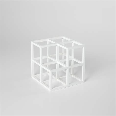 Sol Lewitt Cube Without A Cube 1996 Mutualart