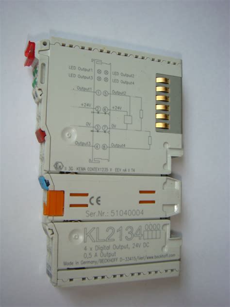 BECKHOFF Bus Terminal Channel Digital Output Model KL Robot Spare Parts Eurobots