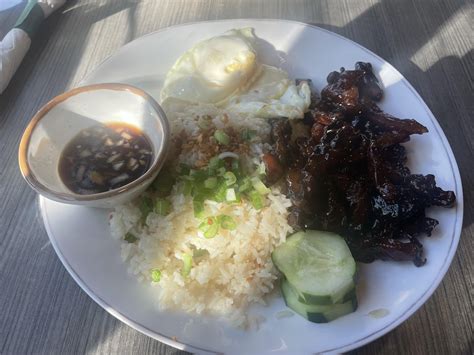 Tocilog Plate From Rubys Fast Food Rchicagofood