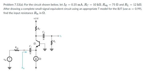 Solved Problem 7 53 A For The Circuit Shown Below Let Ig Chegg Com