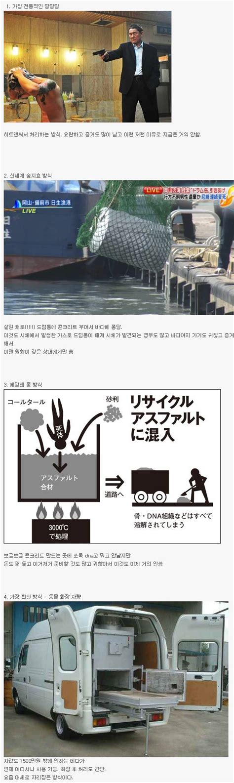 야쿠자들의 시체 처리 방법 인스티즈 Instiz 인티포털 카테고리