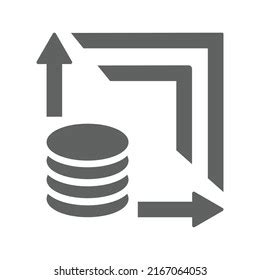 Scalability Scale Big Data Icon Gray Stock Vector Royalty Free 2167064053 Shutterstock