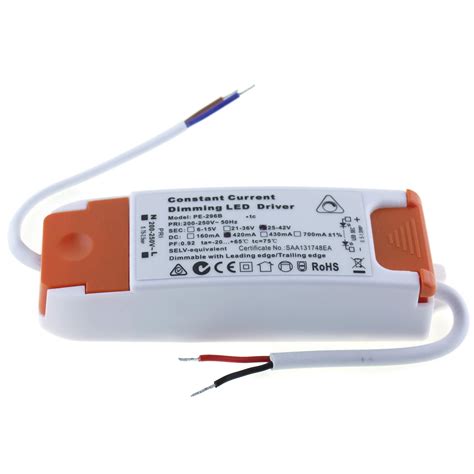 Buy LED Driver Power Supply 25 42V DC 420 MA Dimmable Via Phase Control Phase Section