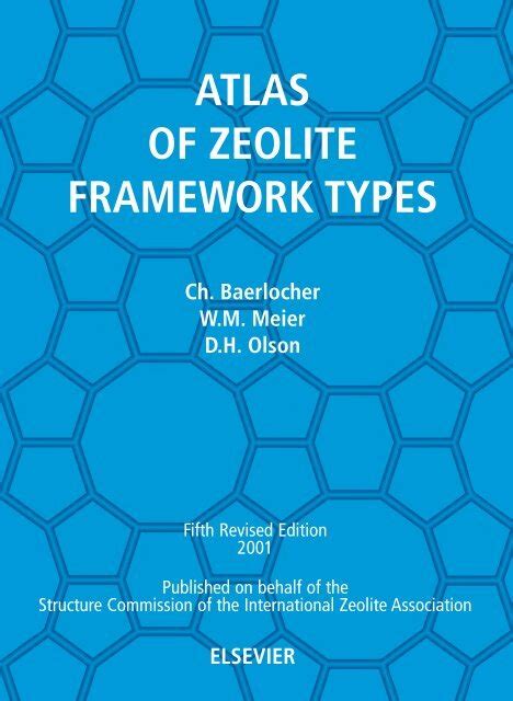 Atlas Of Zeolite Framework Types Iza Structure Commission