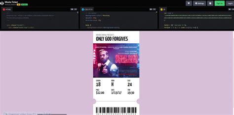 24 css tickets examples webtopic