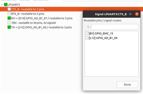 Uart Cts Rts Pins On Mimxrt1060 Cannot Be Set As In The Schematics Nxp Community