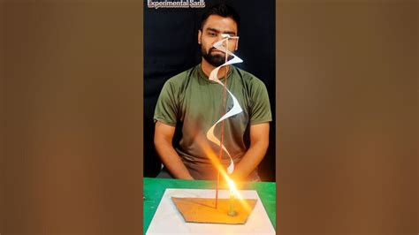 👨🏻‍🔬easy🤩science🍥 Spiral Convection🕯️🕯️😳😳 Shorts Experiment Youtube