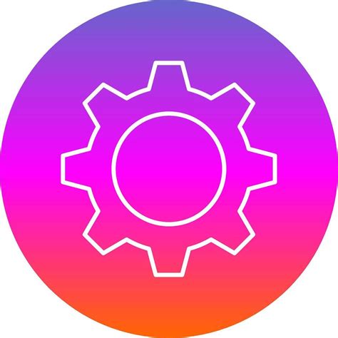 Optimization Line Gradient Circle Icon 38732696 Vector Art At Vecteezy