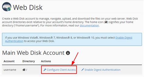 How To Use Web Disk On Cpanel Web Hosting Knowledgebase