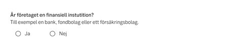 yes no radio button