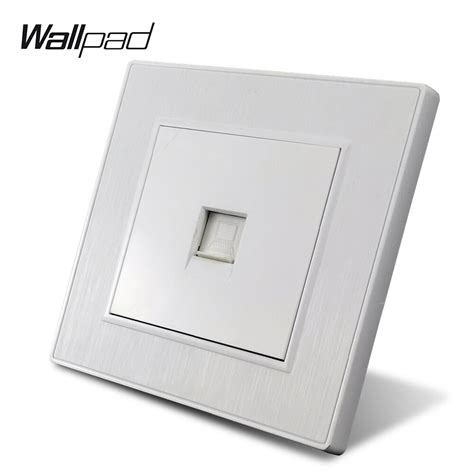 Wallpad S6 White Ethernet Internet Data Rj45 Cat6 Vicedeal