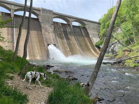 Hike To A Dam At Prettyboy Reservoir In Maryland