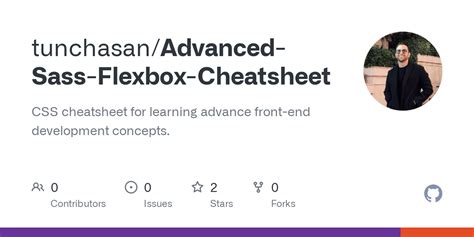 Github Tunchasanadvanced Sass Flexbox Cheatsheet Css Cheatsheet For
