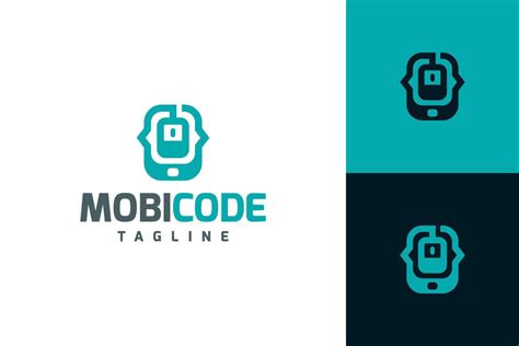 Mobile Coding Logo Design 54082172 Vector Art At Vecteezy