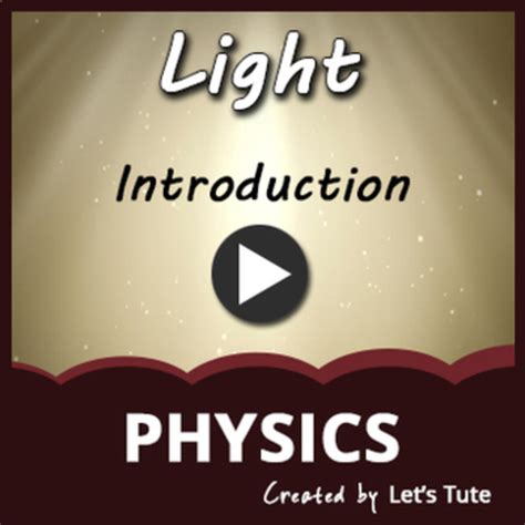Physics Introduction Of Light Quiz Time Science By Letstute