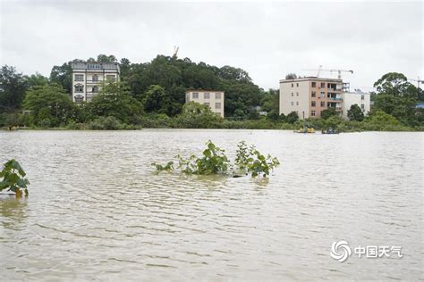 广西钦州强降雨致积水最深处近2米 消防紧急救援 图片频道