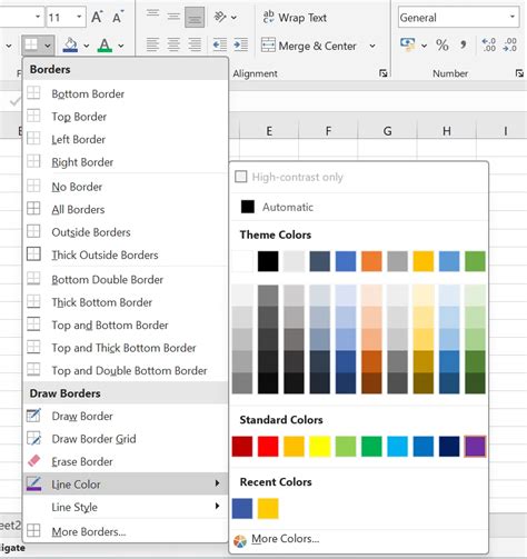 belajar excel 24 menggunakan dan mengatur border di excel — minarsih tech