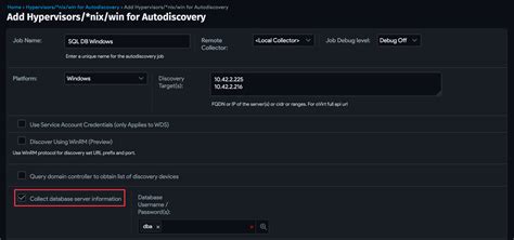 Database Discovery Device42