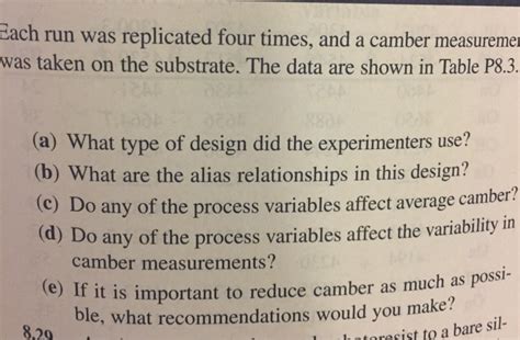Solved Experimental Design In Minitab