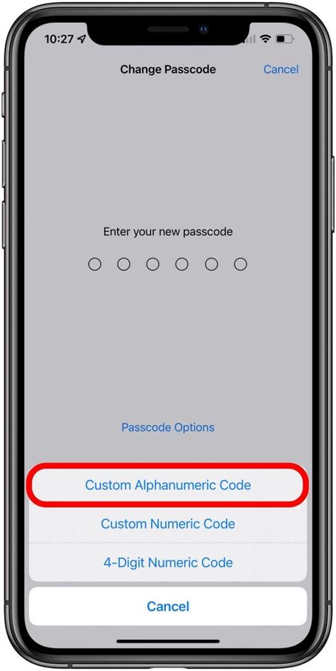 How To Set An Alphanumeric Passcode On Iphone