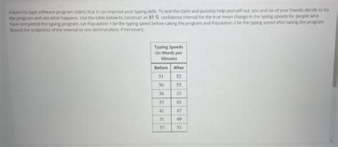 Solved A Team To Type Software Program Claims That It Can
