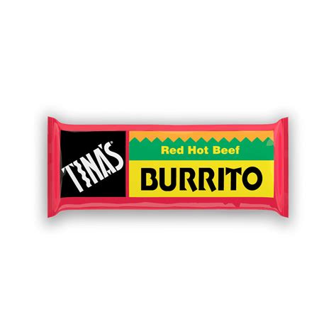 Tinas Red Hot Beef Burrito 4oz