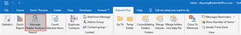 Easily View And Analyze Full Headers Of An Email In Outlook