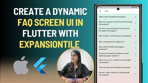 Create A Dynamic Faq Screen Ui In Flutter With Expansiontile Youtube Create A Dynamic Faq Screen Ui In Flutter With Expansiontile Youtube