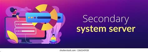 Specialists Work Laptop Digital Data Tiny Stock Vector Royalty Free