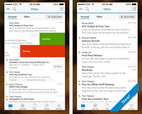 Microsoft Releases Native Outlook App For IOS