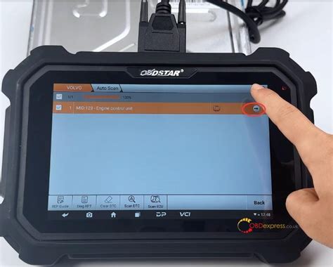 Uk How To Program Volvo Penta Ecu Hours By Obdstar Dc706