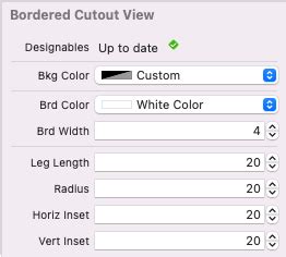 Ios How Do You Create A Square UIView With Borders At Each Corner