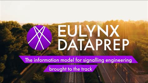 Eulynx Dataprep The Information Model For Signalling Engineering Youtube