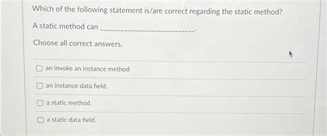 solved which of the following statement is are correct
