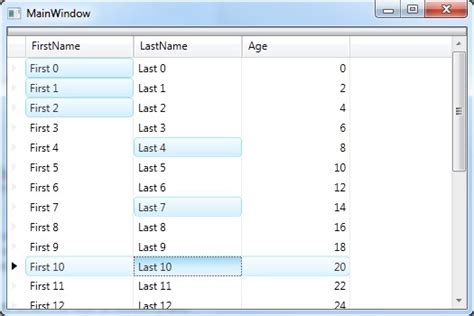 Multi Cell Editing With The Xamdatagrid Brian Lagunas