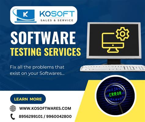 Kosoft Sales And Services Pvt Ltd On Linkedin Software Testing Services