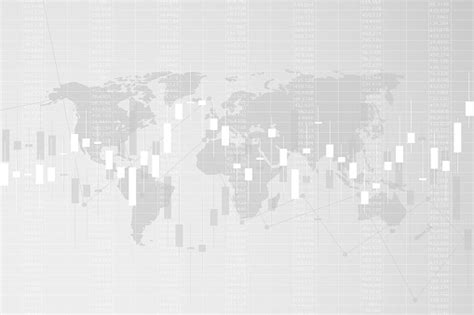 주식 시장 투자 거래의 캔 들 스틱 그래프 차트 주식 시장 데이터입니다 그래프의 추세 합니다 주식 시장 교환입니다 벡터 일러스트 레이 션 데이터에 대한 스톡 벡터 아트 및