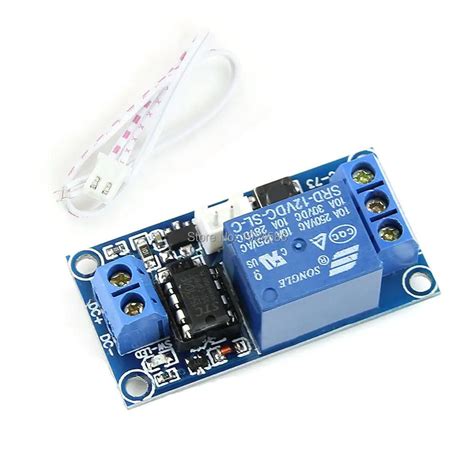 DC V Channel Latching Self Locking Trigger Relay Module With Touch Bistable Start And Stop