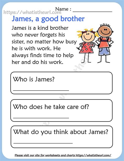 Free Reading Comprehension For Grade 1 Comprehension For Grade 1 Reading Comprehension Free