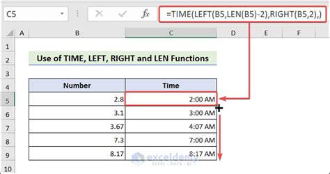 Converting Numbers To Time In Excel All Things To Know Exceldemy