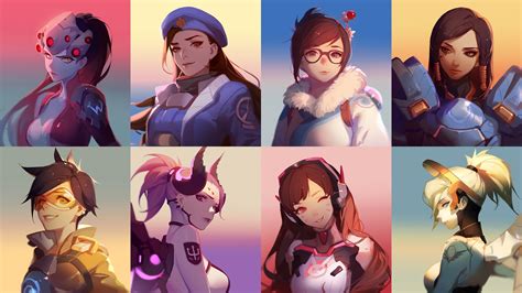 Overwatch Girl Wallpapers Wallpapersafari